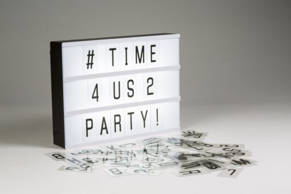 Cinematic Light Up Box with Interchangeable Letter, Numbers and Symbols ...